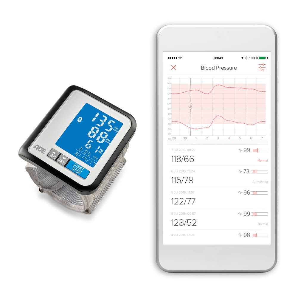 ADE Blodtrycksmätare vrist, FitVigo - addupcard